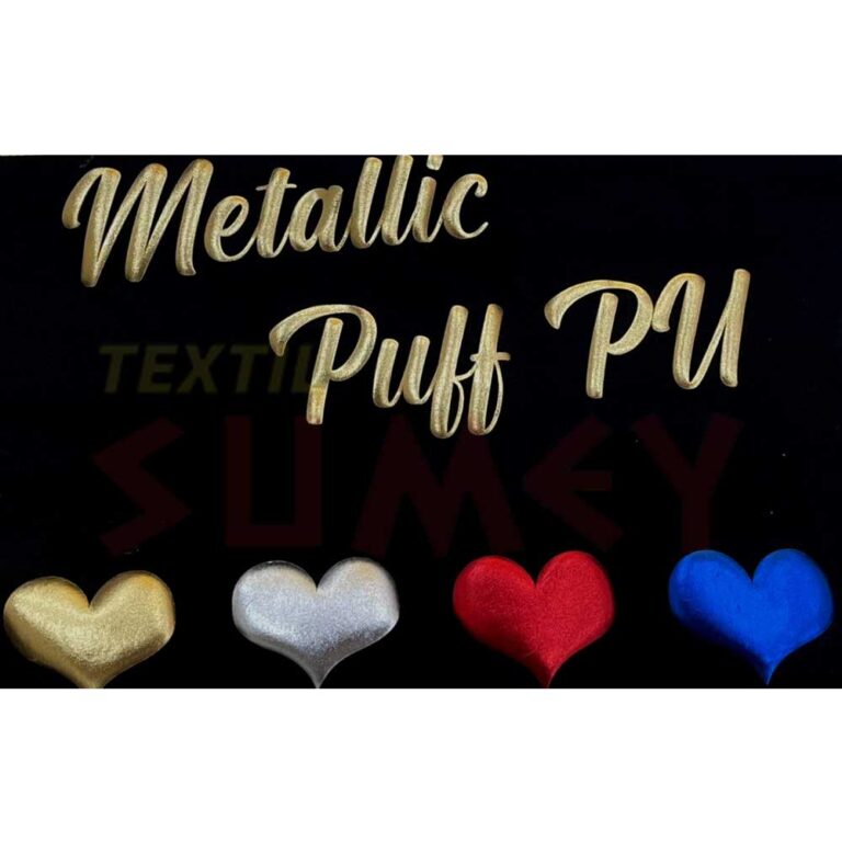 Vinilo Metallic Puff PU 3D - Textil Sumey